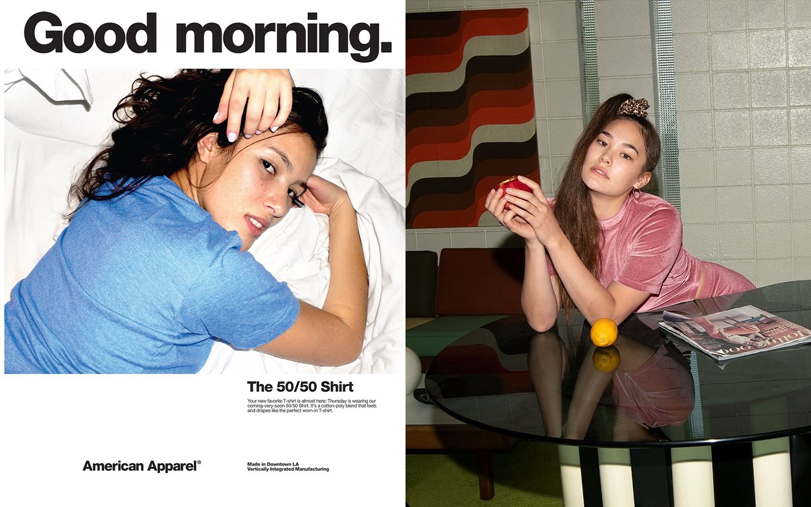 American Apparel History American Apparel Ad Hi Res Stock Photography
