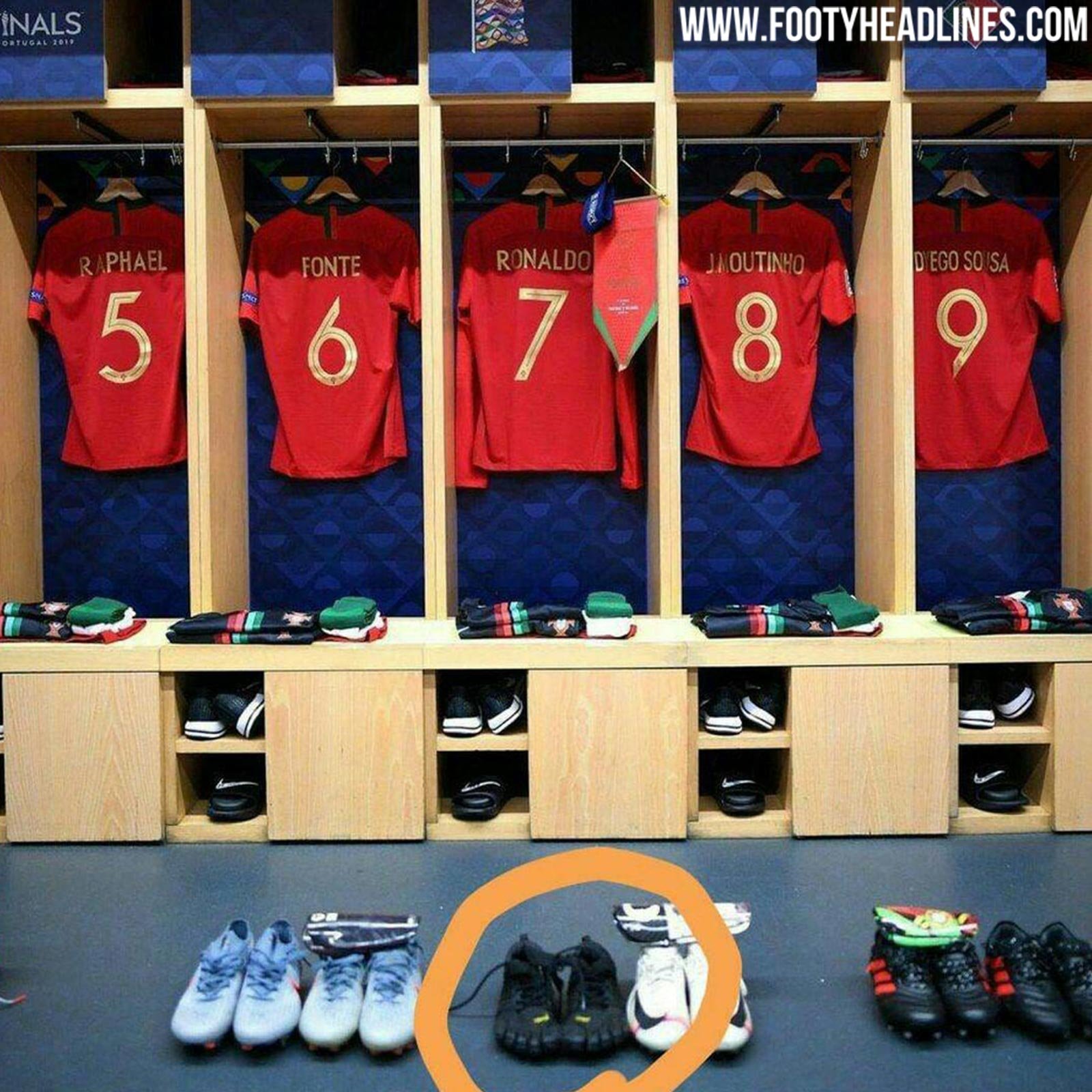 Cristiano Ronaldo Barefoot