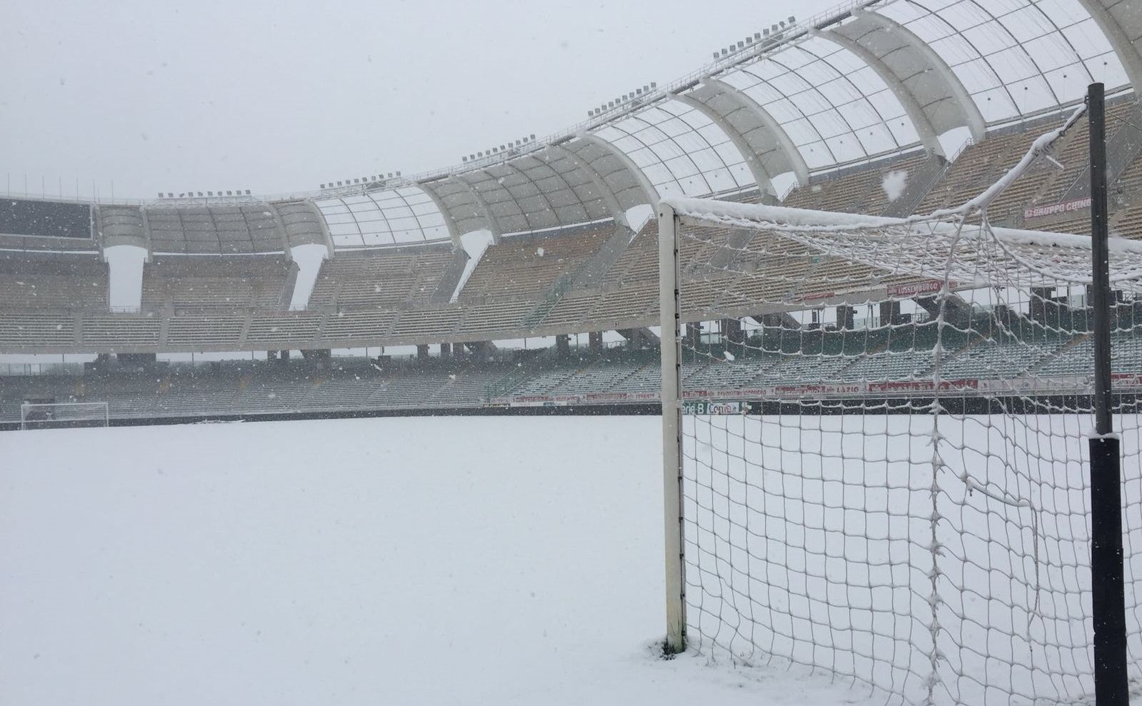 Stadiums under the snow