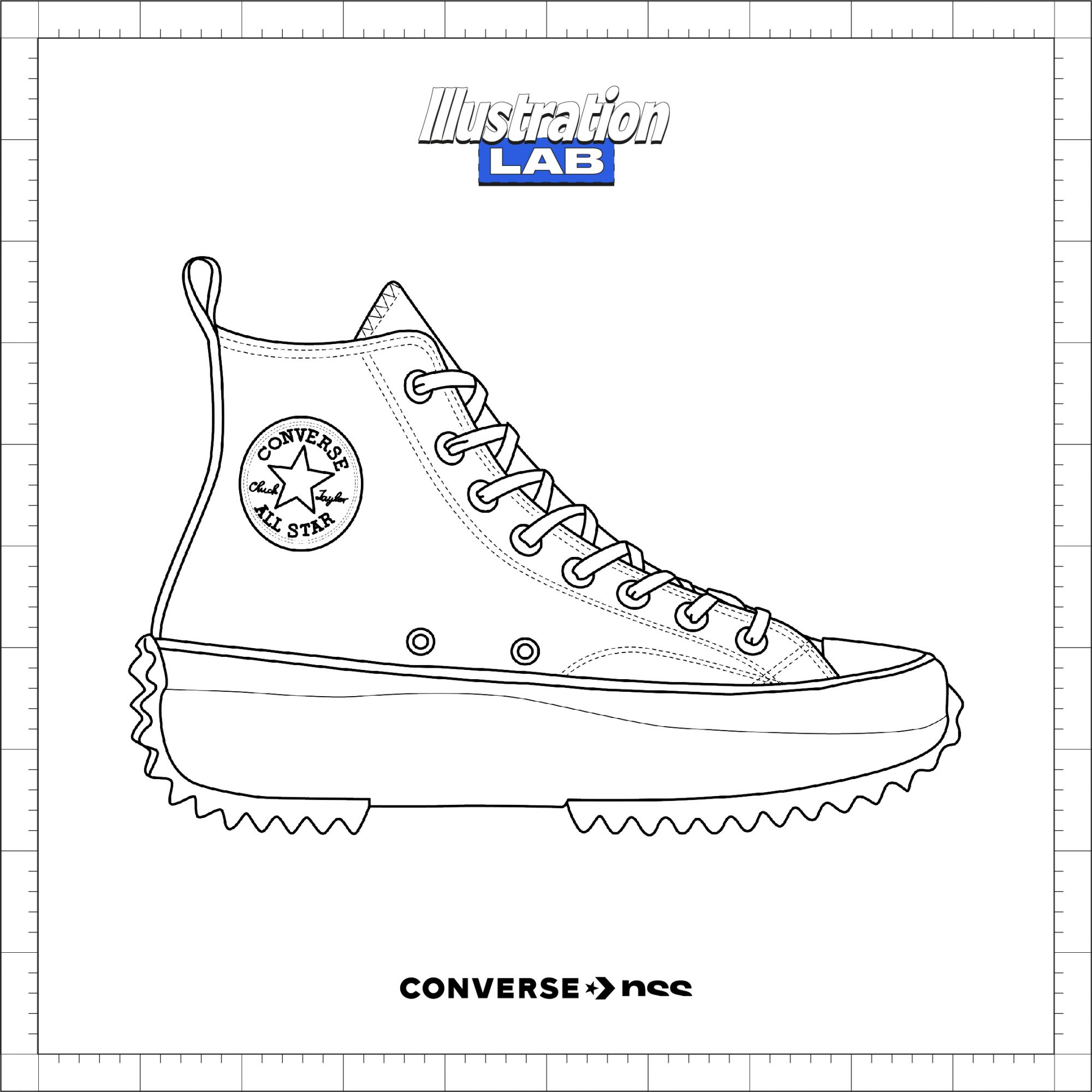 Converse All Star Template