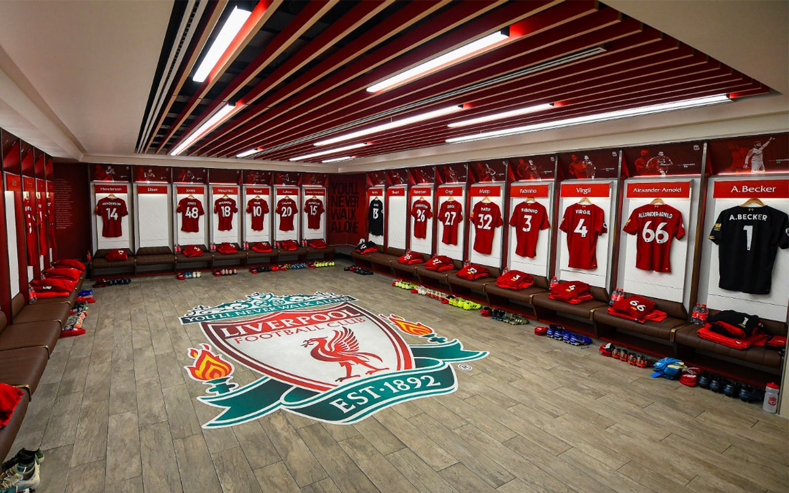 The aesthetics of the changing rooms