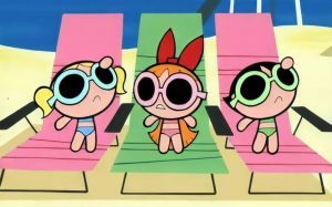 The heroines of cartoon: the Powerpuff Girls