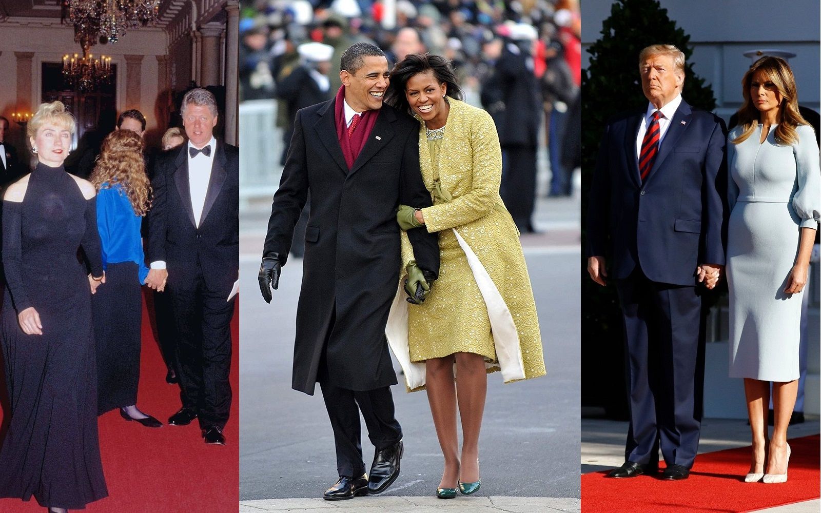 How do the most famous presidential couples dress?