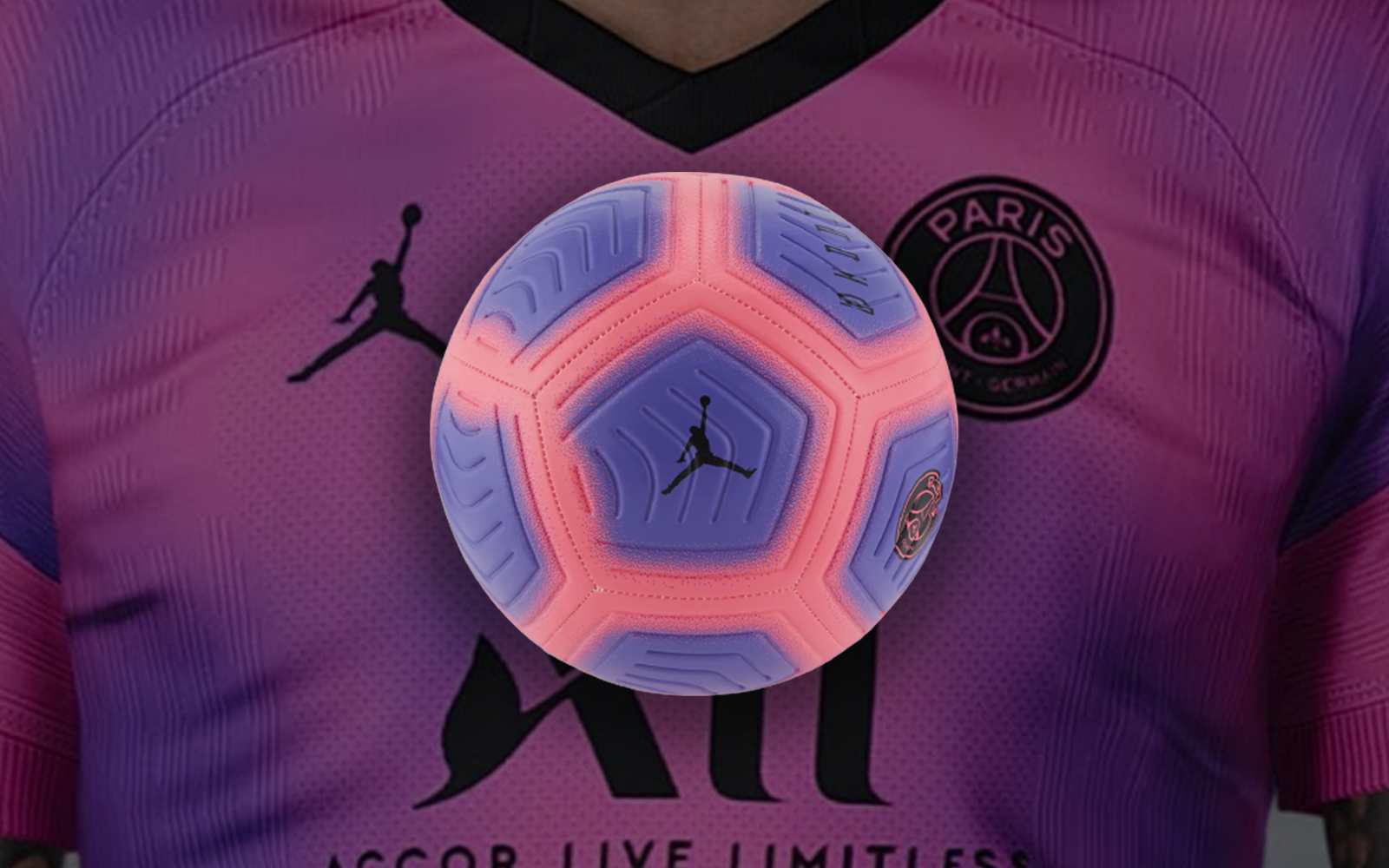 The ball from the new PSG x Jordan collection - nss sports