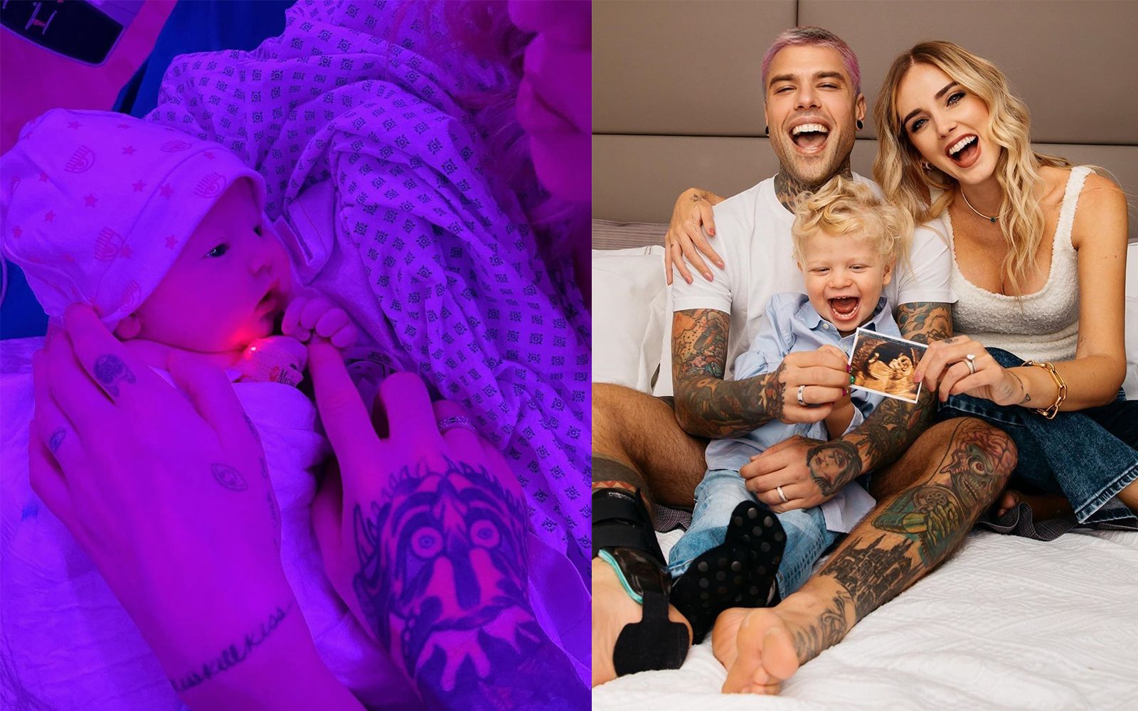 The daughter of Chiara Ferragni and Fedez is born