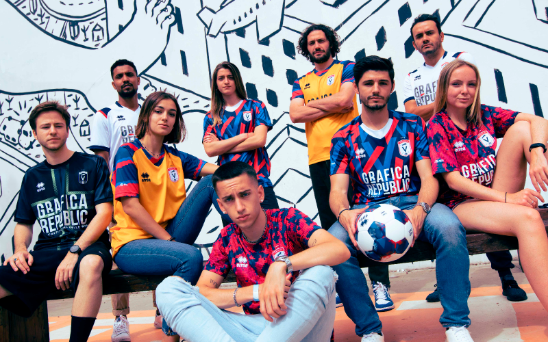 The new brand identity of Virtus FC created by IED Milan - nss sports