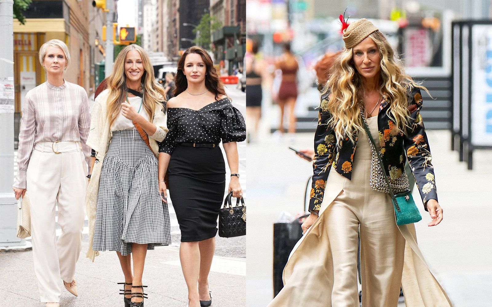 Sex and the City now and then: Carrie, Miranda and Charlotte's style