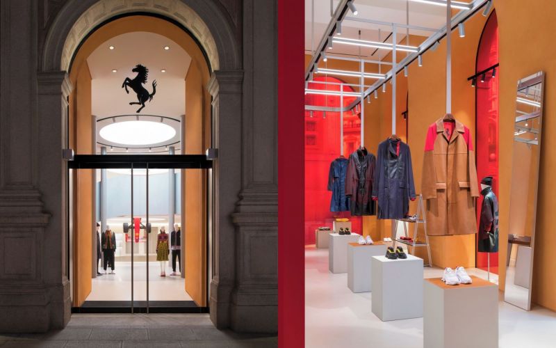 Ferrari's new flagship store in Milan