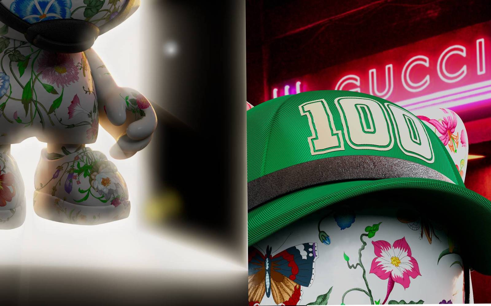 NFT and vintage pieces in the collabo between Gucci and Superplastic ...