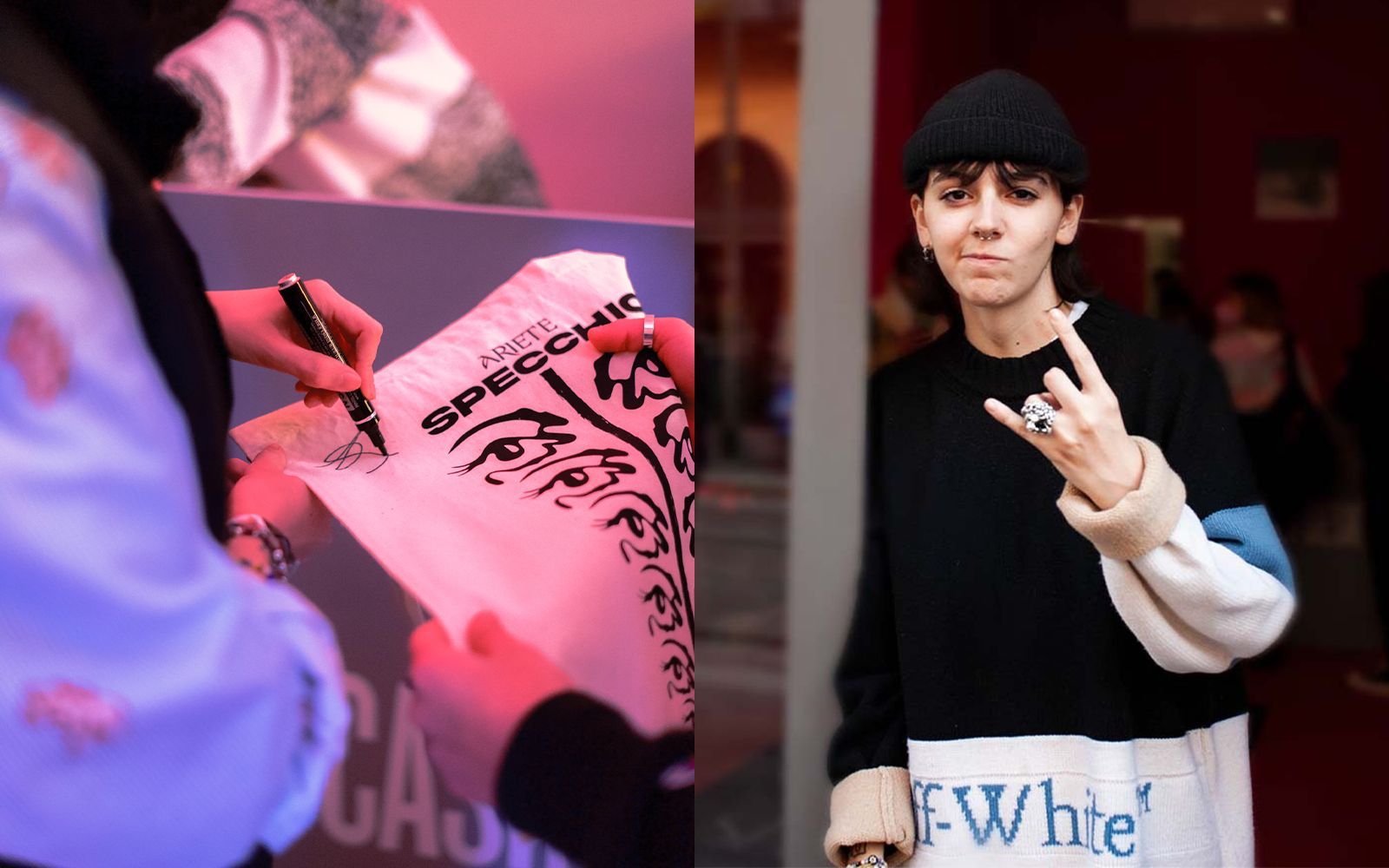 Ariete's new album "Specchio" protagonist of two pop-up stores