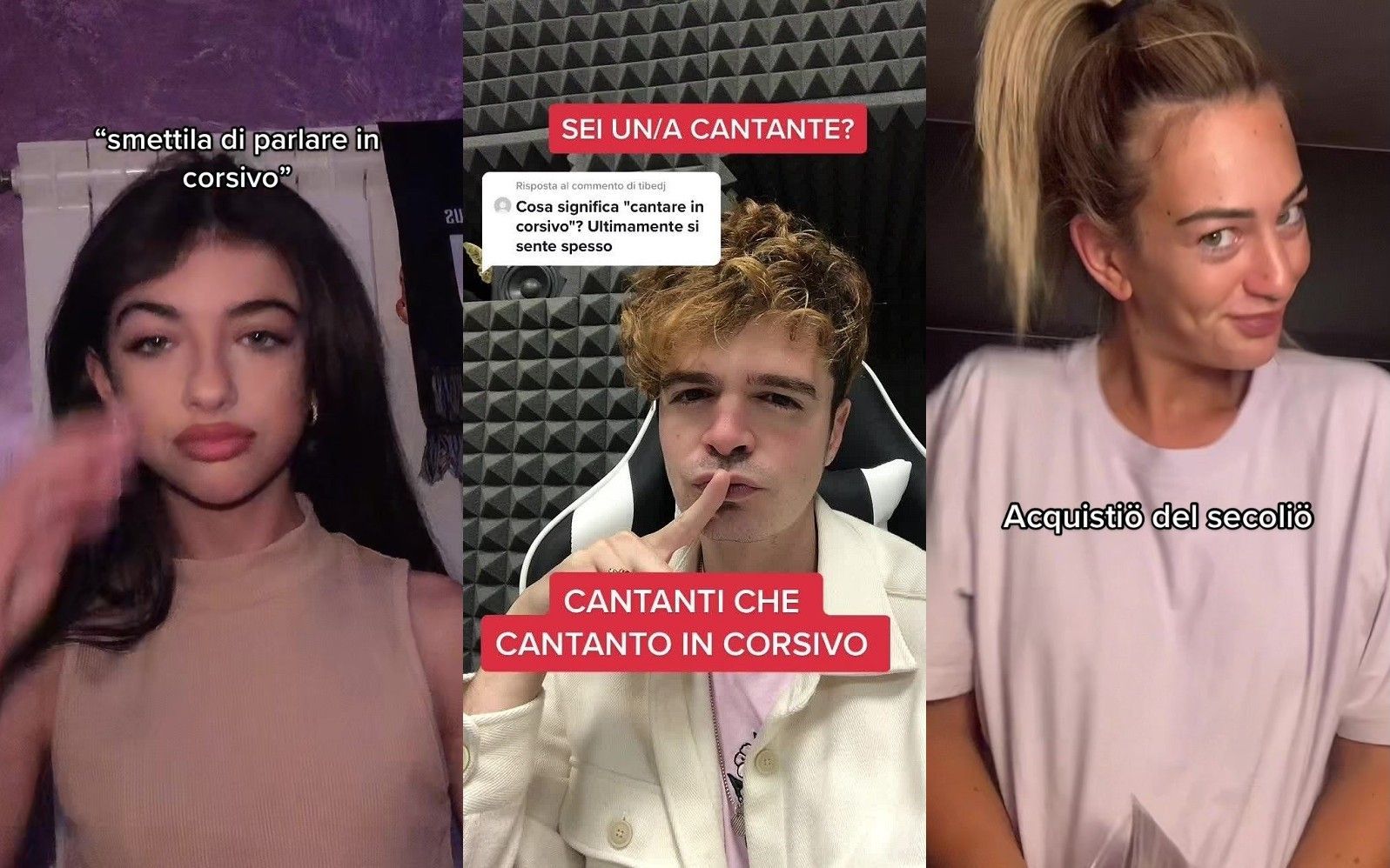 The meaning of "speak in cursive" on TikTok