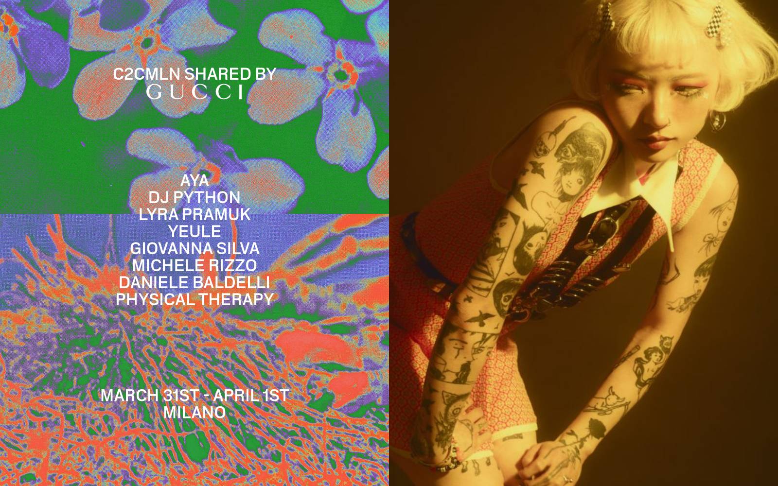 The fifth edition of the Gucci festival with C2C