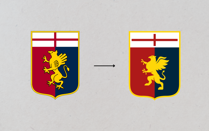 Genoa has changed its logo