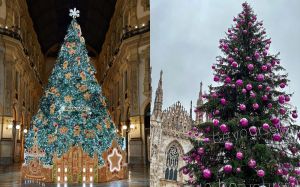 All the Christmas trees in the heart of Milan