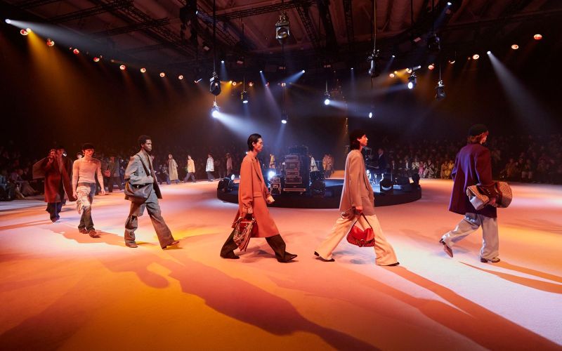 The glamorous minimalism of Prada's FW22 collection