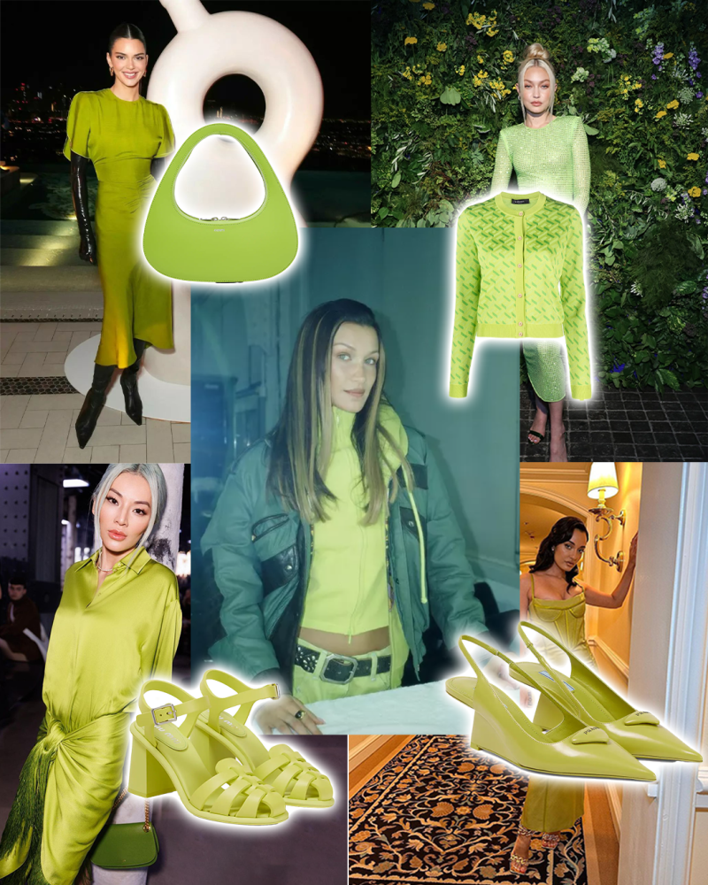 Color trend SS23: lime green