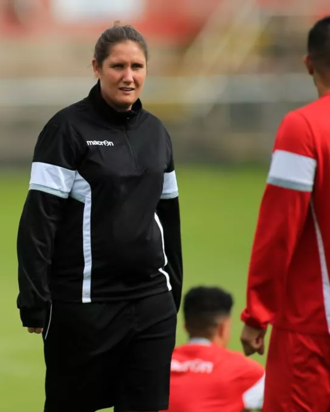 The first female head coach in men’s football history - nss sports