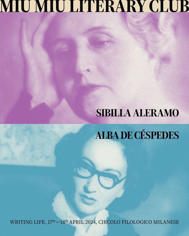 Miu Miu: the literary club in Milan