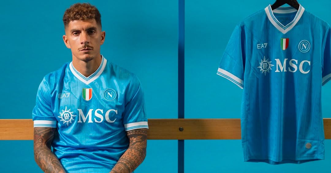 SSC Napoli have unveiled the new Home and Away jerseys for the 2025/26 ...