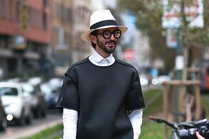 Manos Samartzis - Streetstyle in Milan