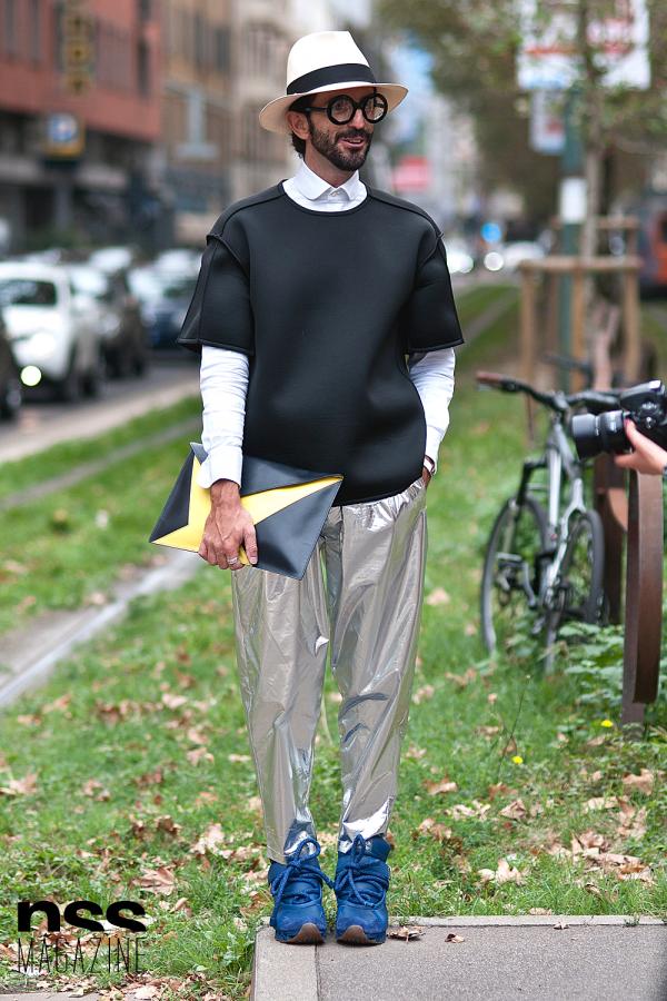 Manos Samartzis - Streetstyle in Milan