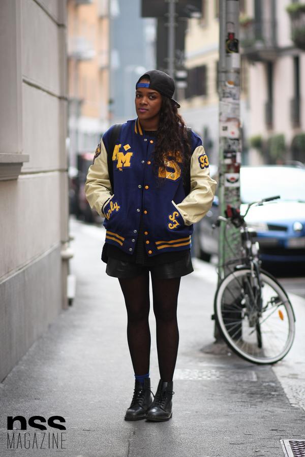 Yasmina Junek - Streetstyle in Milan